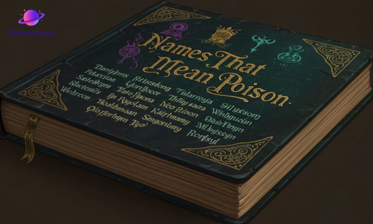 510+ Names That Mean Poison: Boy, Girl & Fantasy Names Ideas