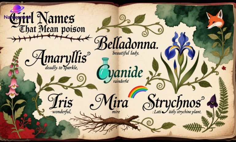 510+ Names That Mean Poison: Boy, Girl & Fantasy Names Ideas