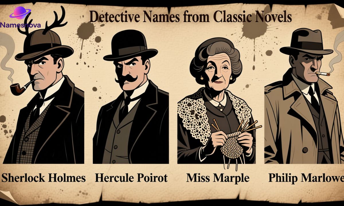 550+ Detective Names: Best Male, Female, Fantasy & Comic