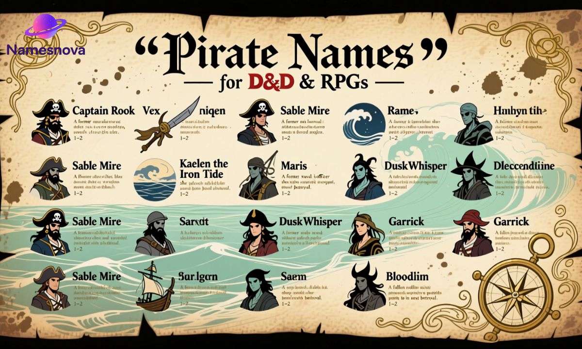 510+ Pirate Names: Best Male, Female, Funny and Famous Name