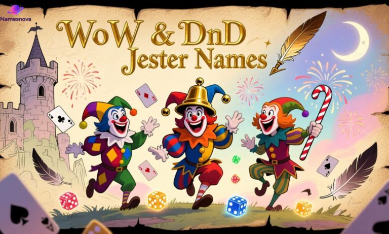 680+ Unique and Playful Jester Names Ideas