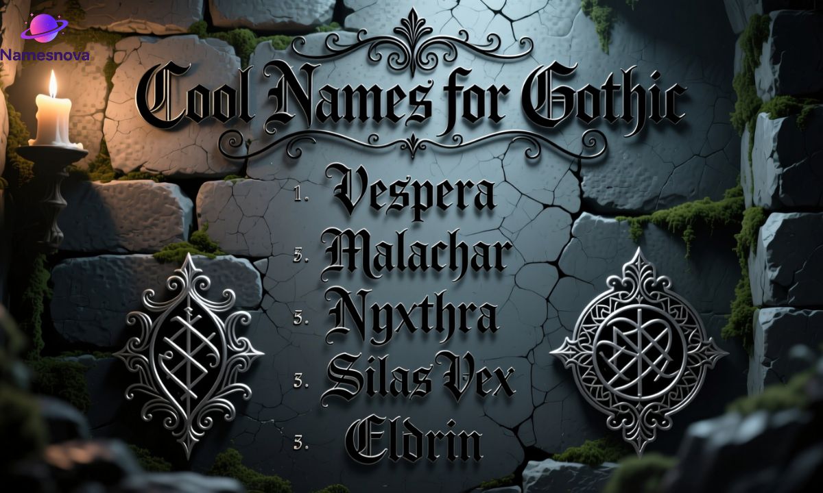 430+ Gothic Names Inspired by Darkness, Elegance & Myth (2025)