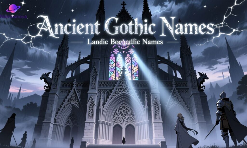 430+ Gothic Names Inspired by Darkness, Elegance & Myth (2025)