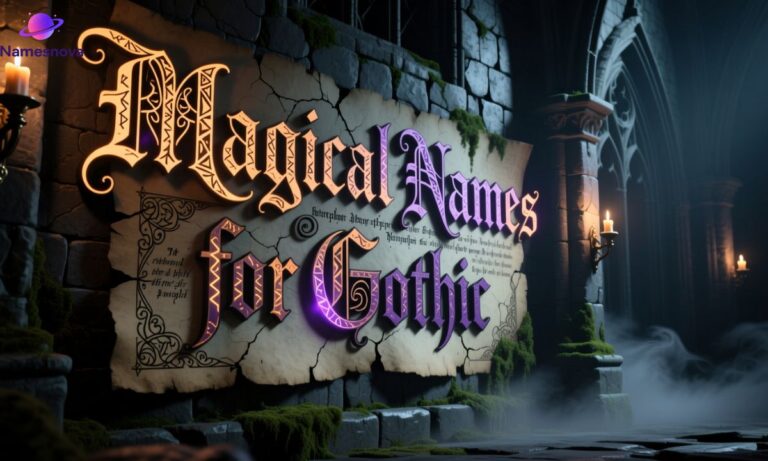 430+ Gothic Names Inspired by Darkness, Elegance & Myth (2025)